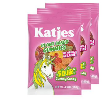 All Plant-Based Gummies: Chewy, Sour, Fruity Tasting Gummy Candy at ...